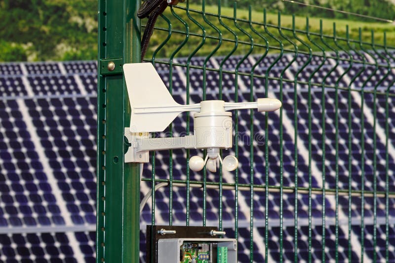 Wind meter stock photo. Image of direction, fence, speed - 23316466