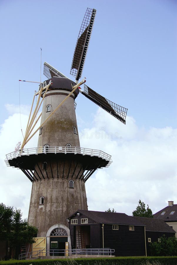 Corn Wind mill stock image. Image of europe, construction - 4769601
