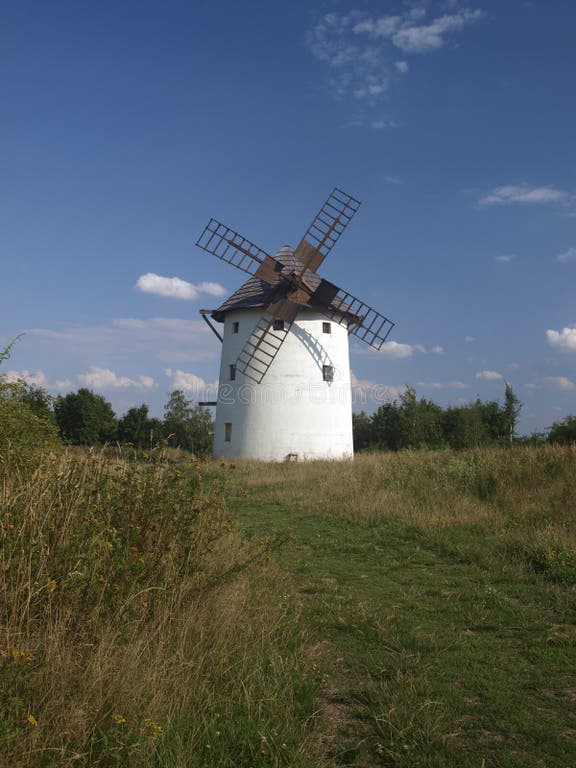 Windmill stock photo. Image of ecology, compass, blue - 15943342