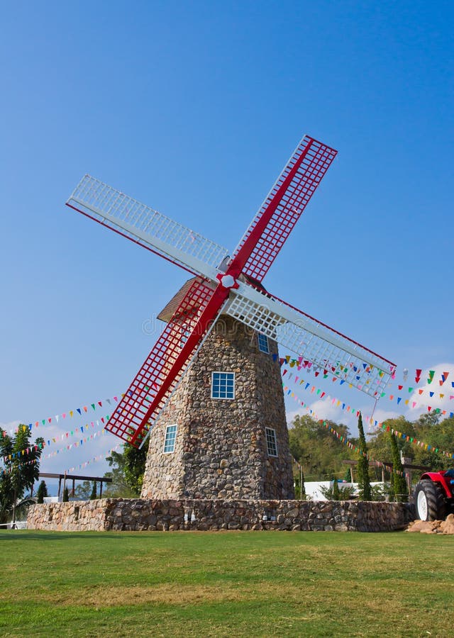 Wind mill stock photo. Image of turbine, white, countries - 25346886