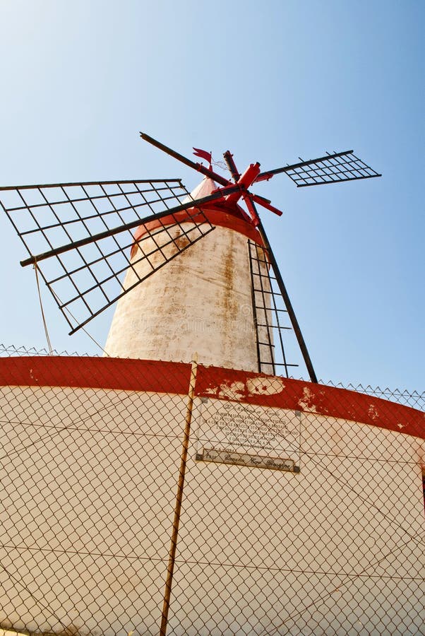 Wind mill stock photo. Image of mediterranean, italy - 25489622