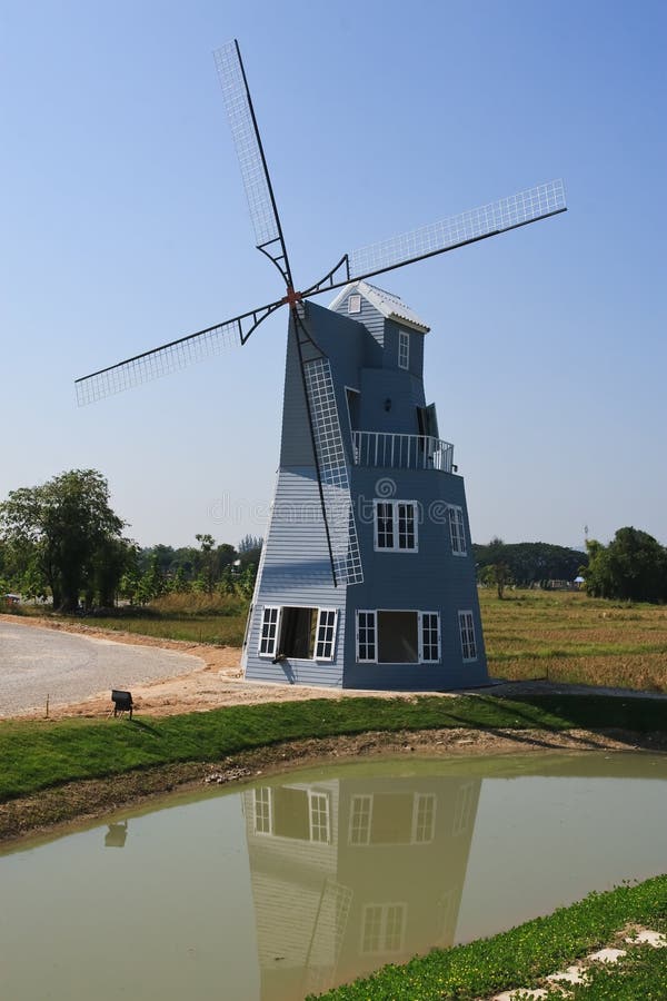 Wind mill stock image. Image of beautiful, culture, green - 35306379