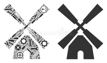 Mill Collage Stock Illustrations – 174 Mill Collage Stock Illustrations ...