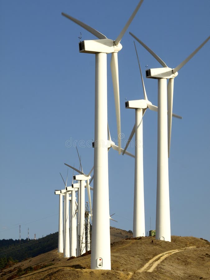 Wind mills stock photo. Image of electricity, recycle - 21958346