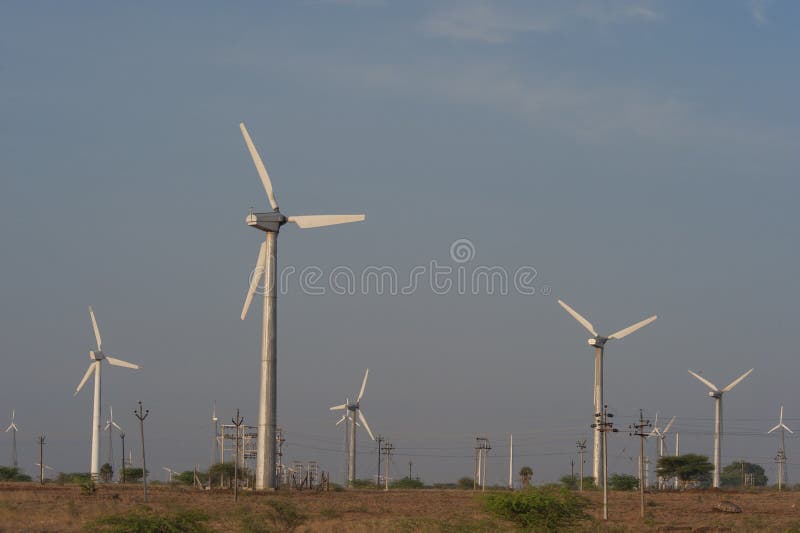Wind mills stock photo. Image of windfarm, renewable - 52683406
