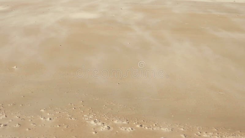 Wind Move Sand on Desert Dune Stock Footage - Video of orange, outdoor ...