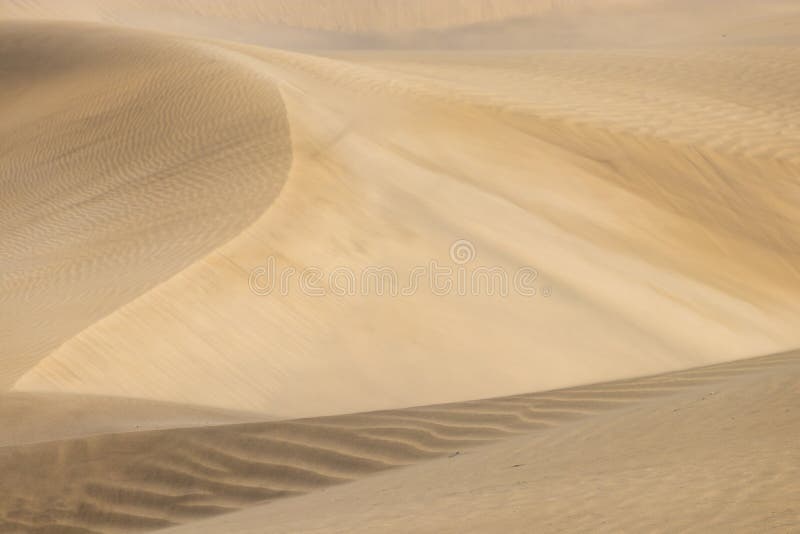 Wind moving the dunes sand stock image. Image of heat - 210042059
