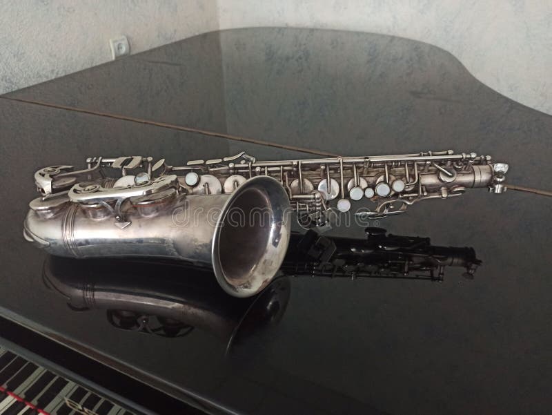 Wind Musical Instrument Photographed - Close-up Stock Image - Image of ...