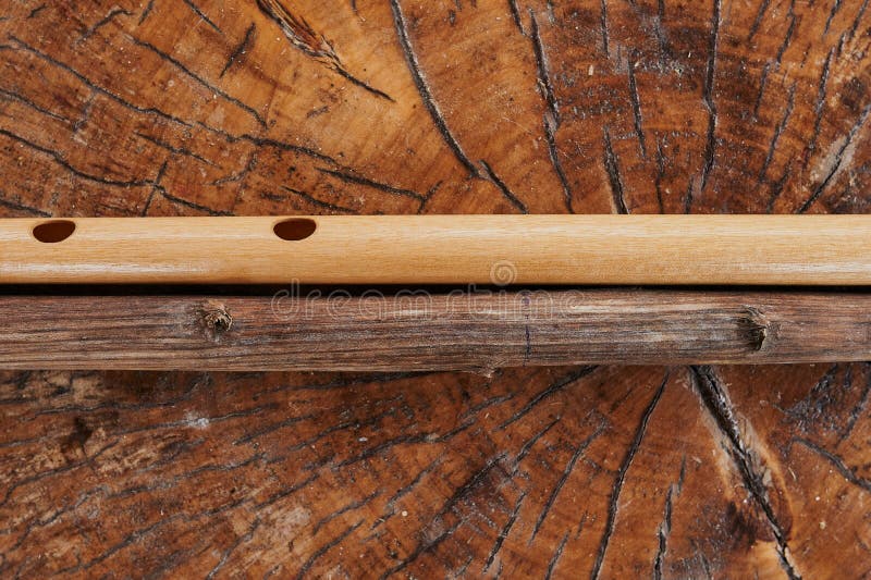 A Wood-wind Musical Instrument or Recorder Stock Image - Image of ...