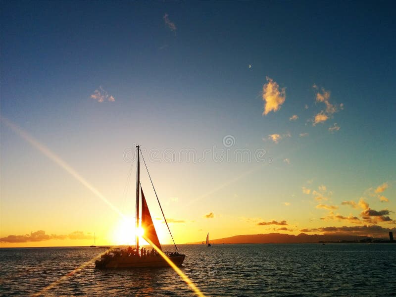 Wind in my Sails stock photo. Image of sails, wind, waikiki - 68908954