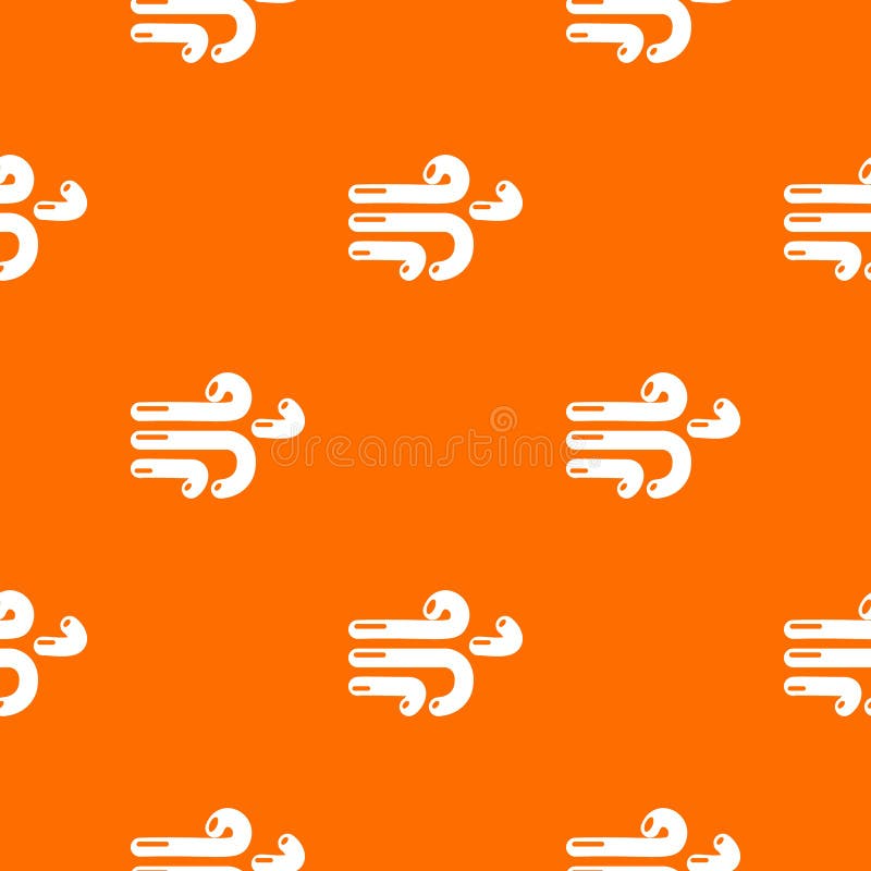 Wind pattern vector orange stock vector. Illustration of isolated ...