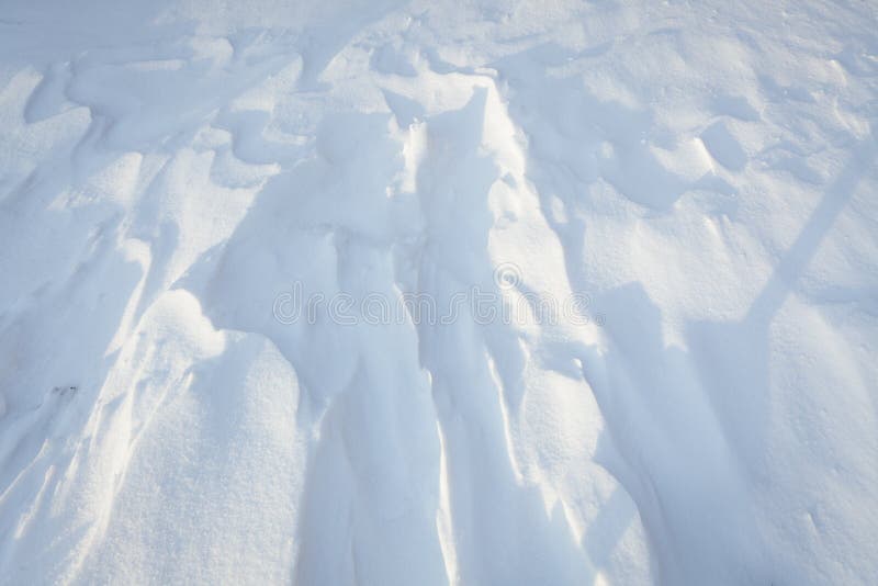 Wind patterns in snow stock photo. Image of nature, cold - 114446882