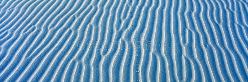 Wind Patterns in White Sand Dunes Stock Image - Image of nature ...