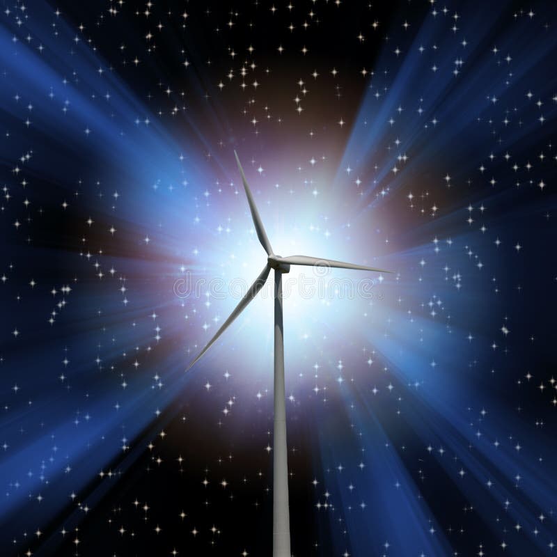 Wind Power stock illustration. Illustration of graphic - 20483721