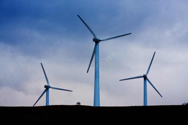 Wind Power stock photo. Image of cloudy, energy, wind - 2448258