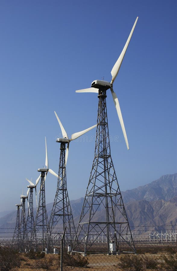 Wind Power - California - USA Stock Photo - Image of america, states ...