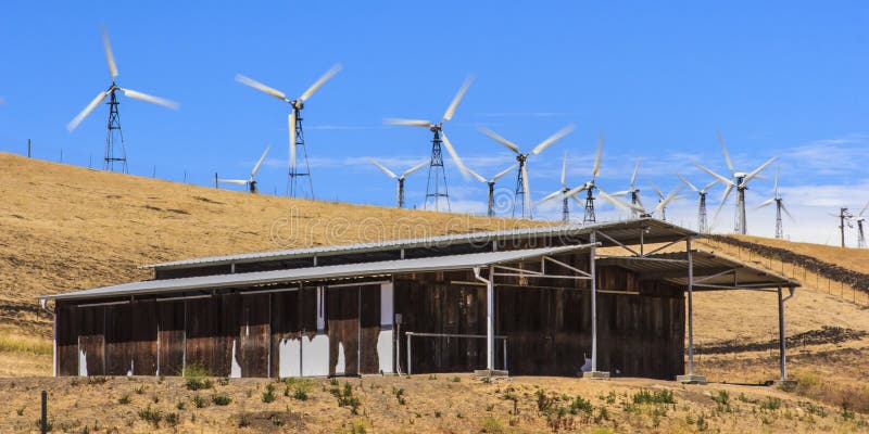 Wind Power Farm stock image. Image of barn, resource - 31334717