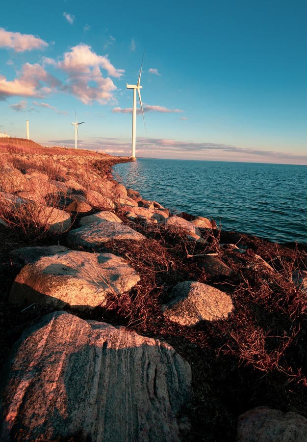 Wind Power Generation in Denmark Stock Photo - Image of netherlands ...
