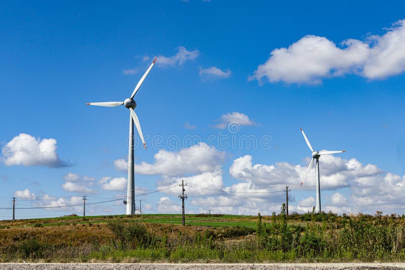 Wind Power Generation Station Stock Image - Image of mill, wind: 283195819