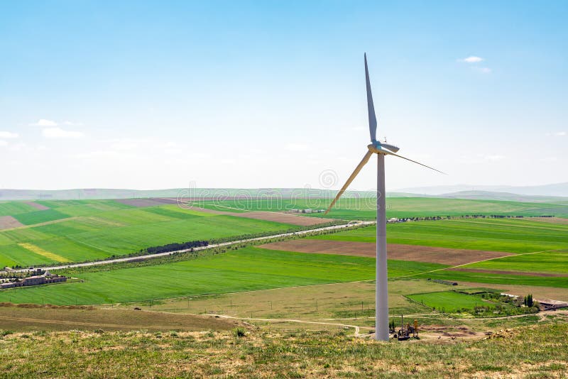 Wind Power Generator, Alternative Energy Source Stock Photo - Image of ...