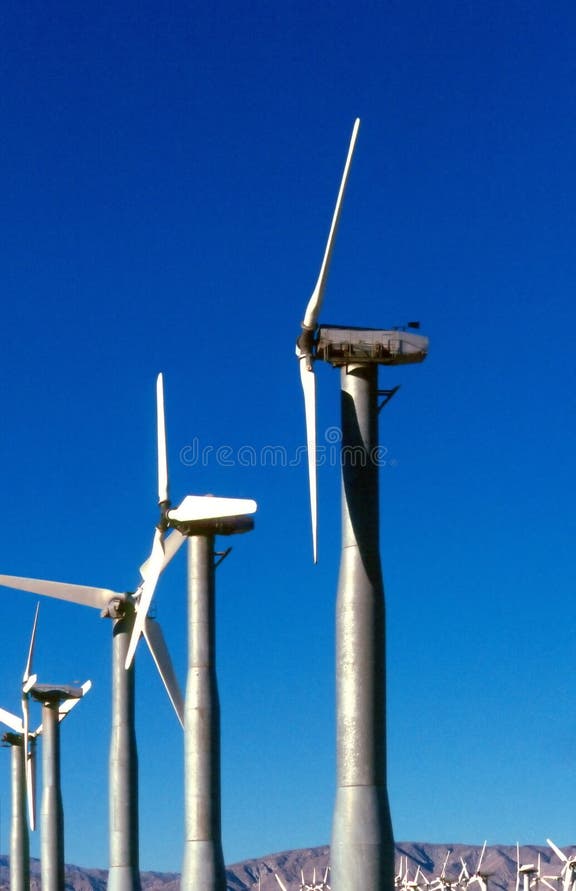 Wind power generators 1 stock image. Image of desert, mills - 945867