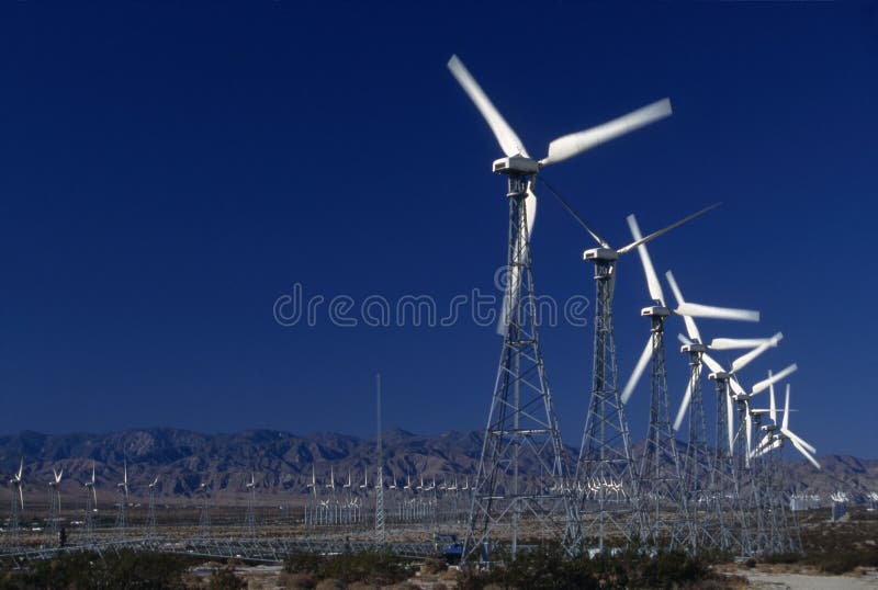 Wind power generators stock photo. Image of wind, energy - 16037808