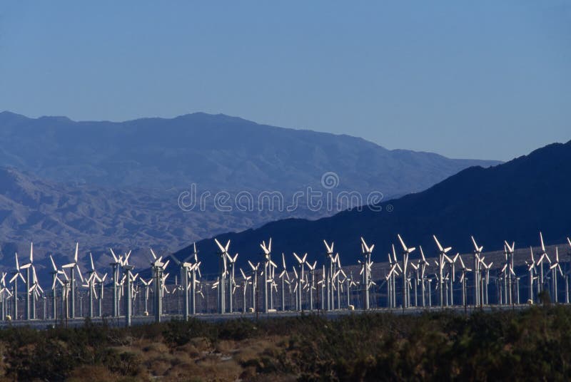 WIND POWER GENERATORS 2 stock photo. Image of california - 945838