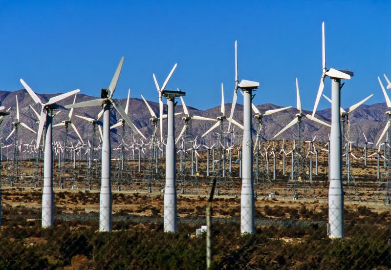 Wind Power Generators stock image. Image of wind, mills - 363623591