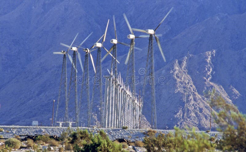 Wind Power Generators stock image. Image of energy, electricity - 365052781