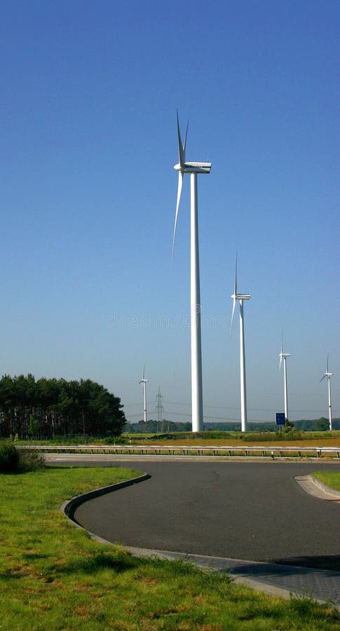 Windpower Tower stock photo. Image of sunlight, germany - 535698