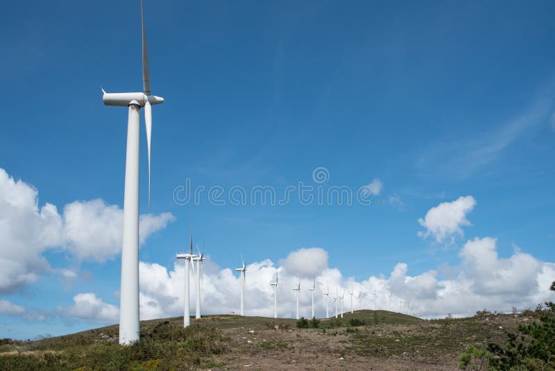 Wind power plant stock photo. Image of ecological, electricity - 62292490