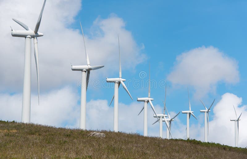 Wind power plant stock image. Image of industry, generator - 62292669
