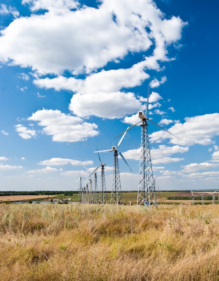 Wind power station stock photo. Image of global, efficiency - 12770878