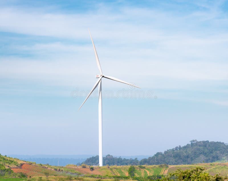 Wind Power Station or Wind Power Plant. Stock Photo - Image of natural ...
