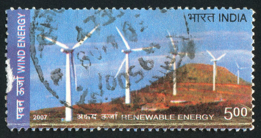 Wind powered engines editorial stock image. Image of hillock - 240594919