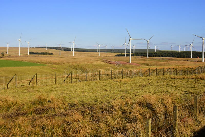 Wind Powered Generating Equipment Stock Photo - Image of electricity ...