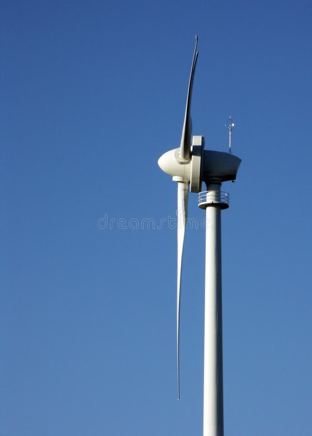Wind Powered Generator stock image. Image of clean, breeze - 1638257