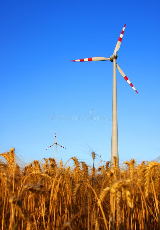 Windrad stockfoto. Bild von drehen, gelb, gebläse, sommer - 95600178