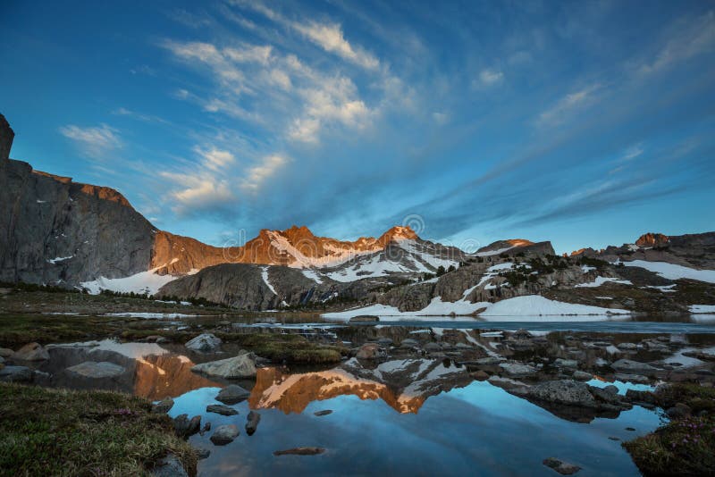 Wind river range stock image. Image of deep, adventure - 254582469
