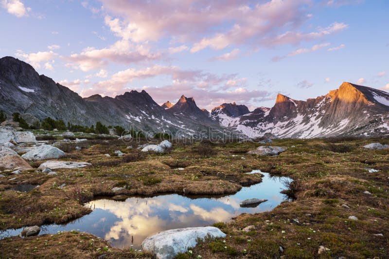 Wind river range stock image. Image of adventure, mountain - 263198639