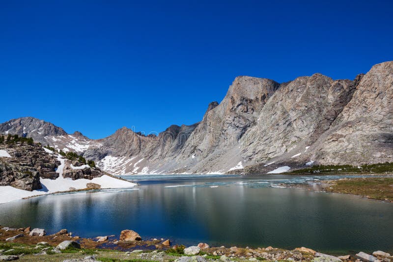 Wind river range stock image. Image of mountaineering - 254582519