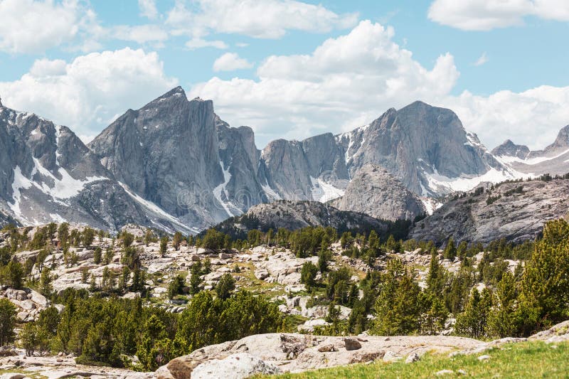 Wind river range stock image. Image of rocky, lake, deep - 272572031