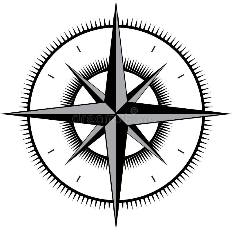 Wind rose vector stock vector. Illustration of vector - 4672299