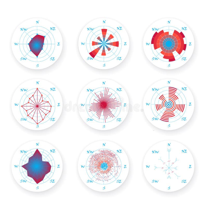 Windrose Chart Set, Compass Rose with Light Background Stock Vector ... Windrose Chart Set, Compass Rose with Light Background Stock Vector ...