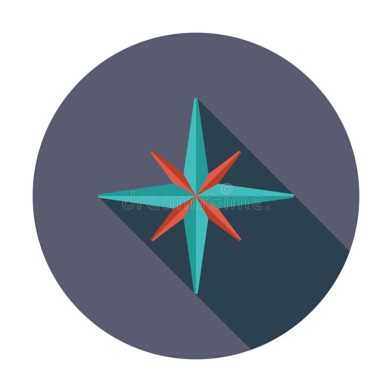 Wind rose stock vector. Illustration of star, marine - 97182627