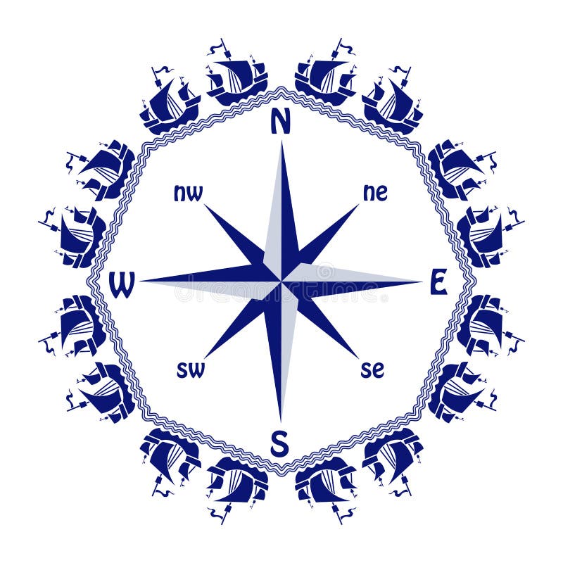 Northwest Wind Direction Stock Illustrations – 79 Northwest Wind ...