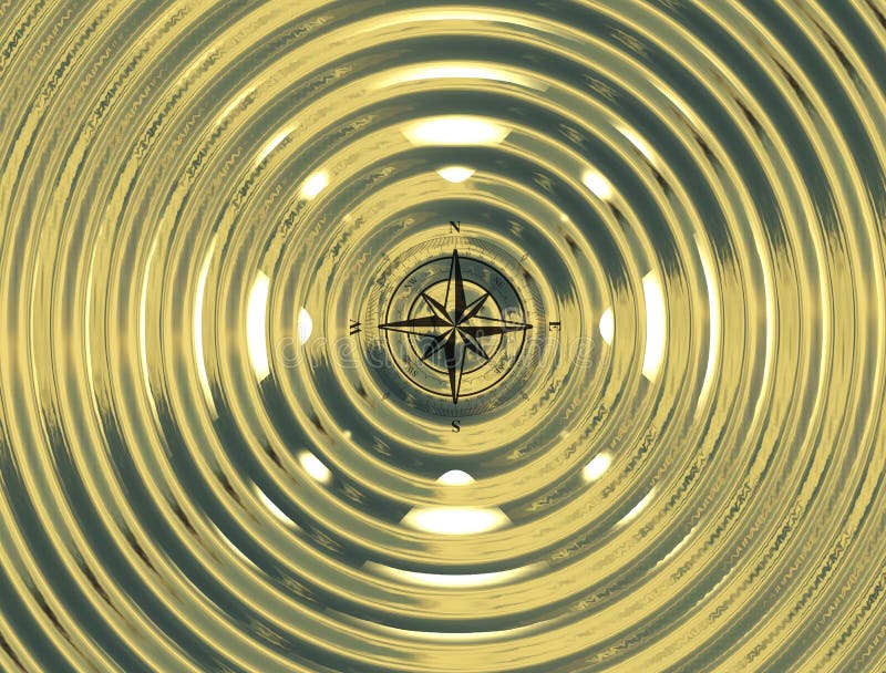 The Wind Rose with the Scale Stock Image - Image of navigation ...