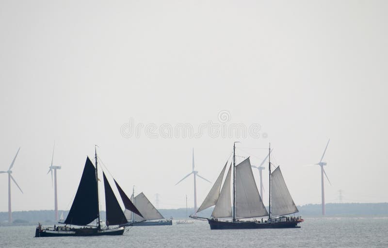 Sailing with wind stock photo. Image of navigation, landscape - 316682
