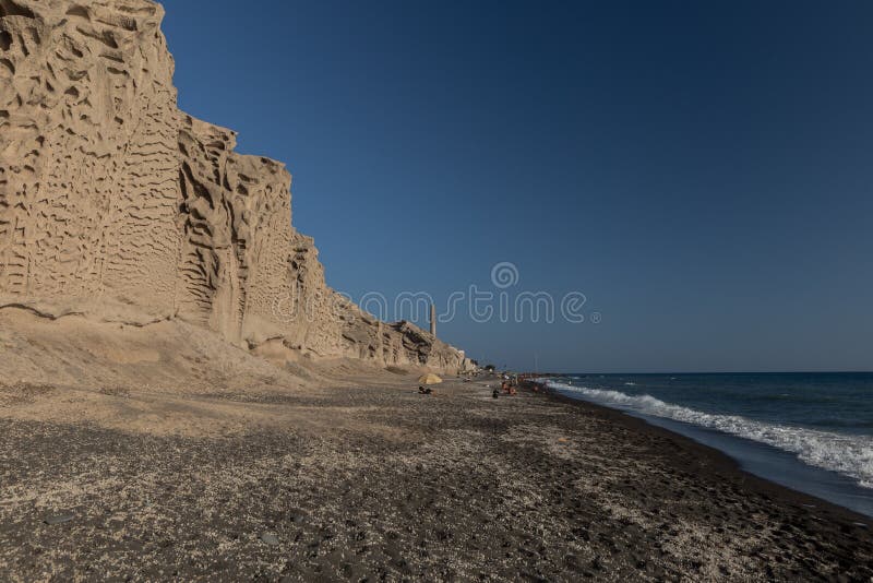 Wind-sculpted cliffs stock photo. Image of mediterranean - 241252870
