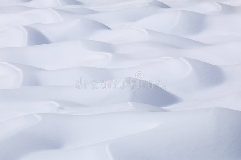 Wind Sculpted Patterns on Snow Surface Stock Image - Image of liquid ...